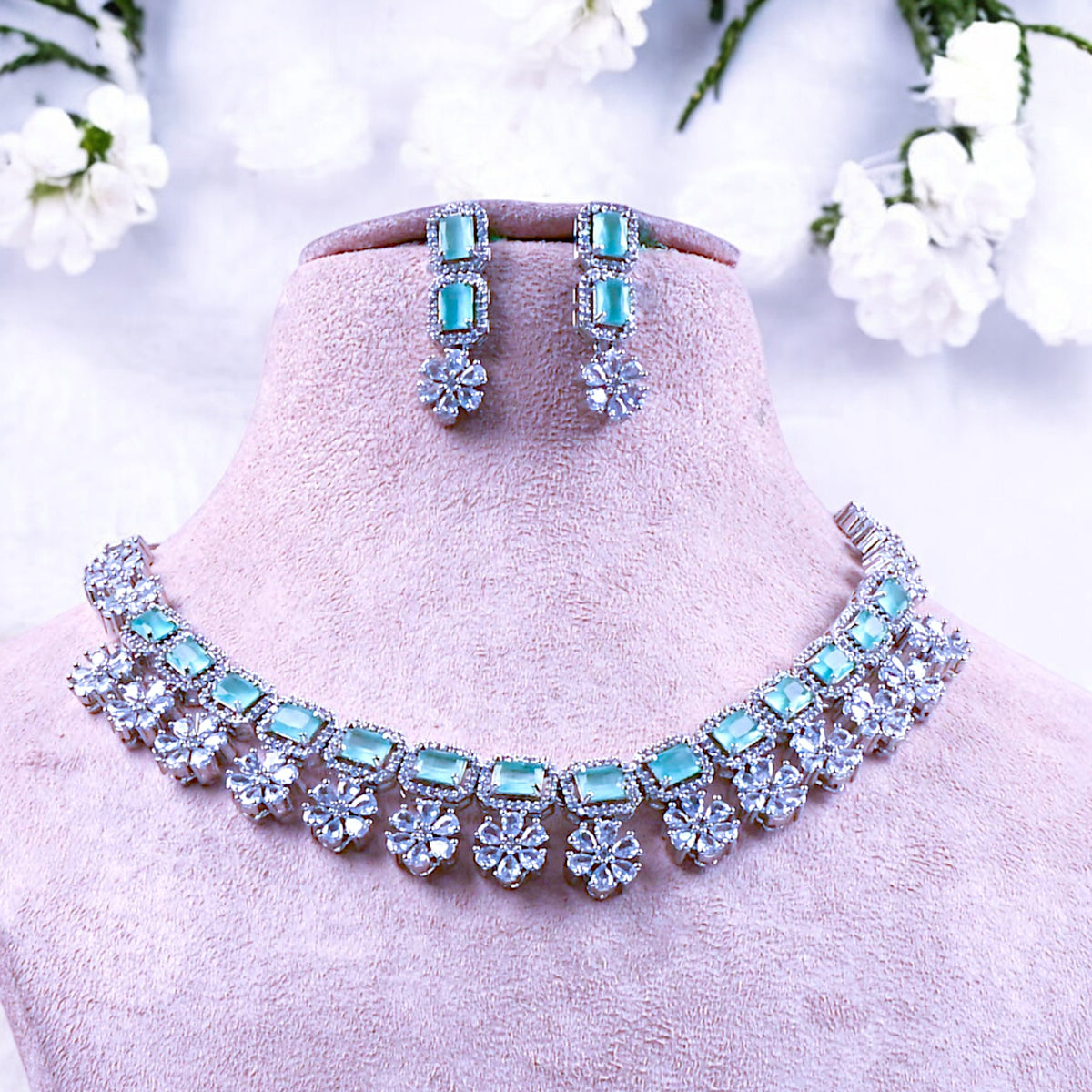 MINT FLORA SQUARE SET – For Ya