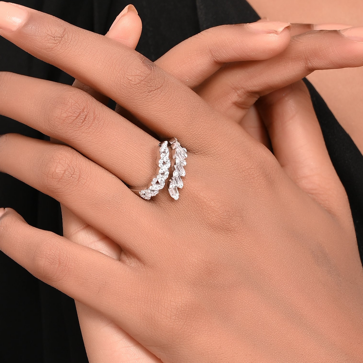 SILVER TIDAL WAVE RING – For Ya