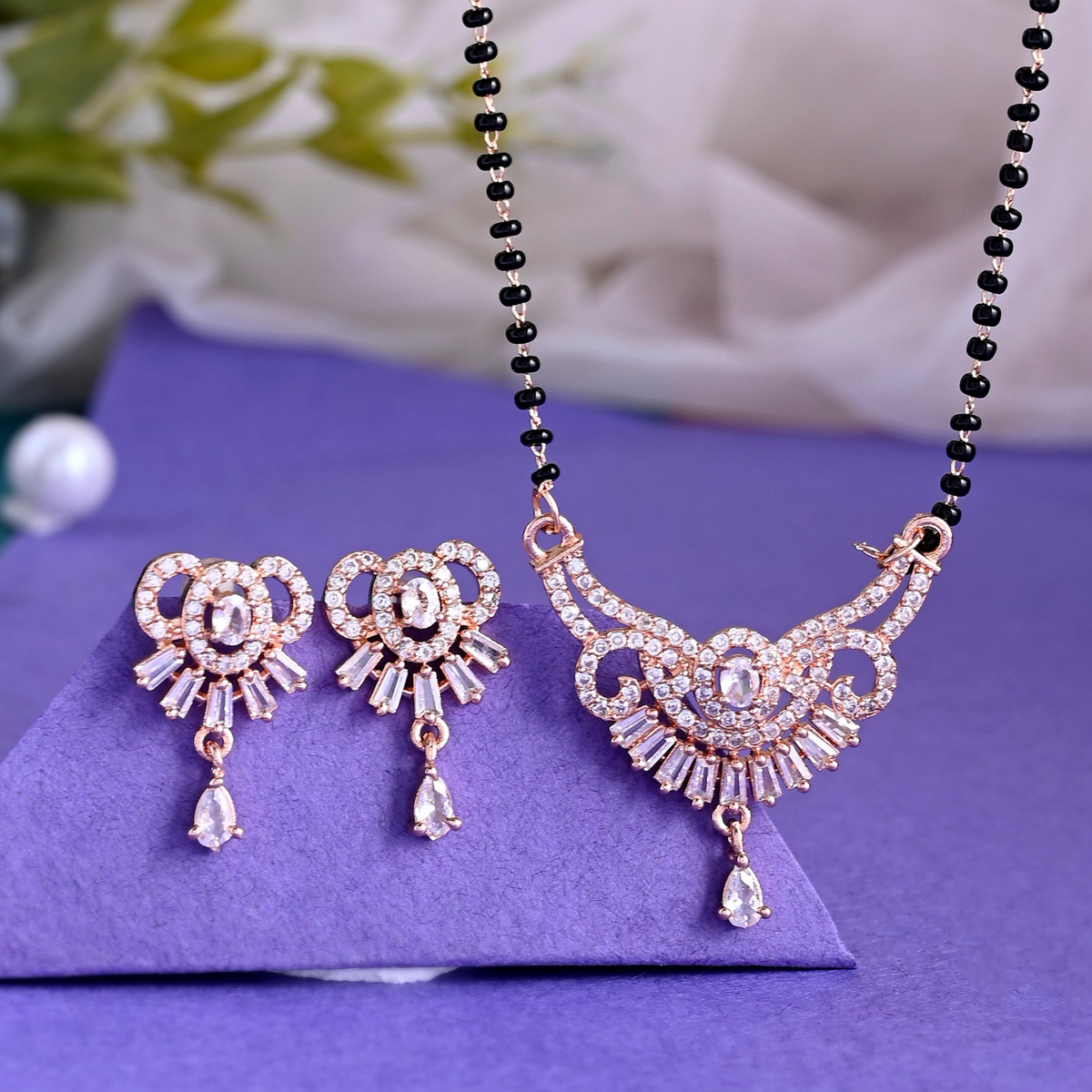 RAAGINI MANGALSUTRA SET – For Ya