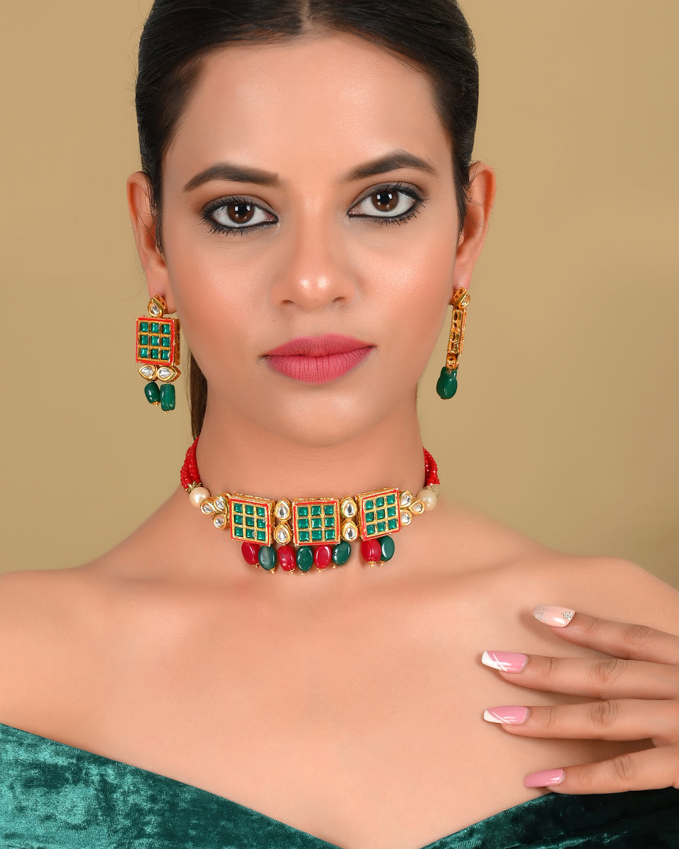 GREEN TAVISHI SET – For Ya